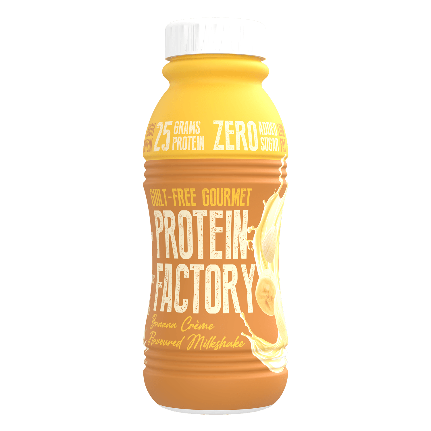 PROTEIN MILKSHAKE - BANANA CREMÉ - 25G PROTEIN - 8X300ML – The Protein ...